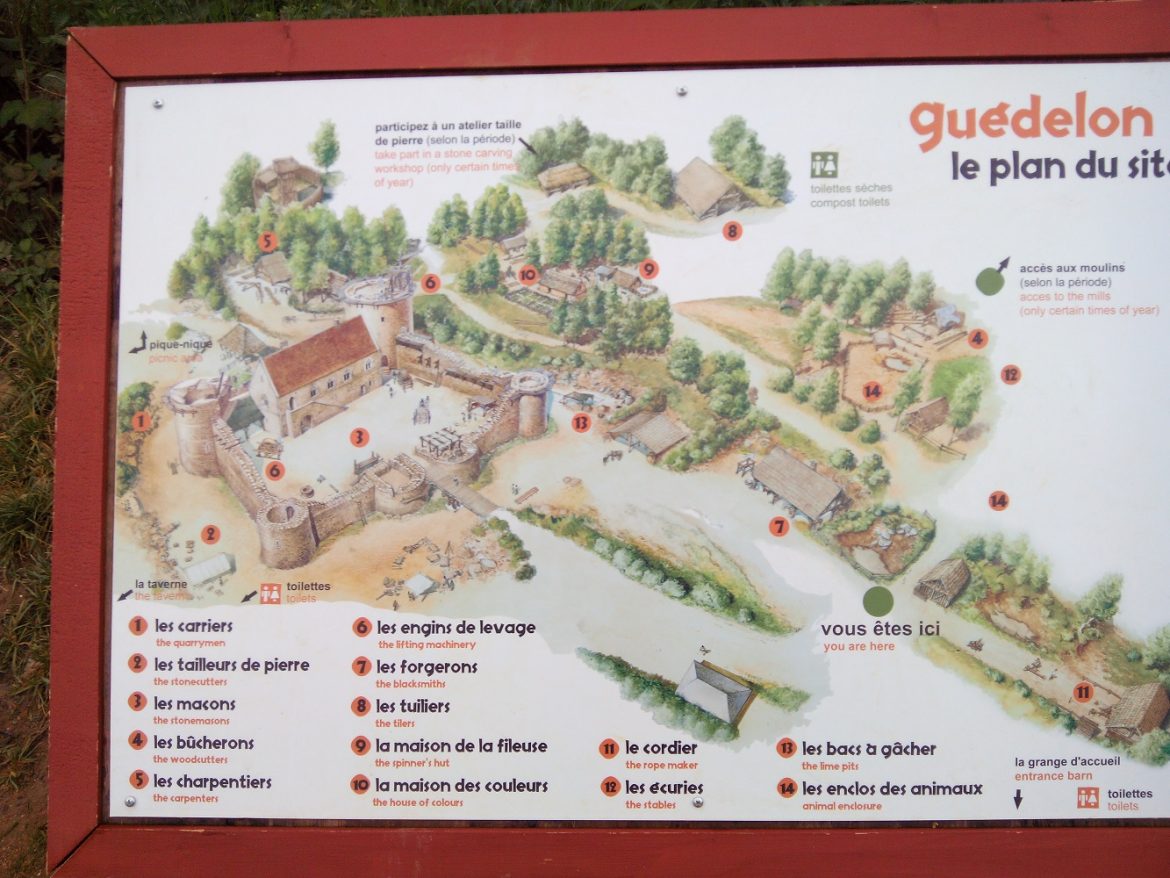 Visite du chantier, Château fort de Guédelon au fil des ans. – Ma ...
